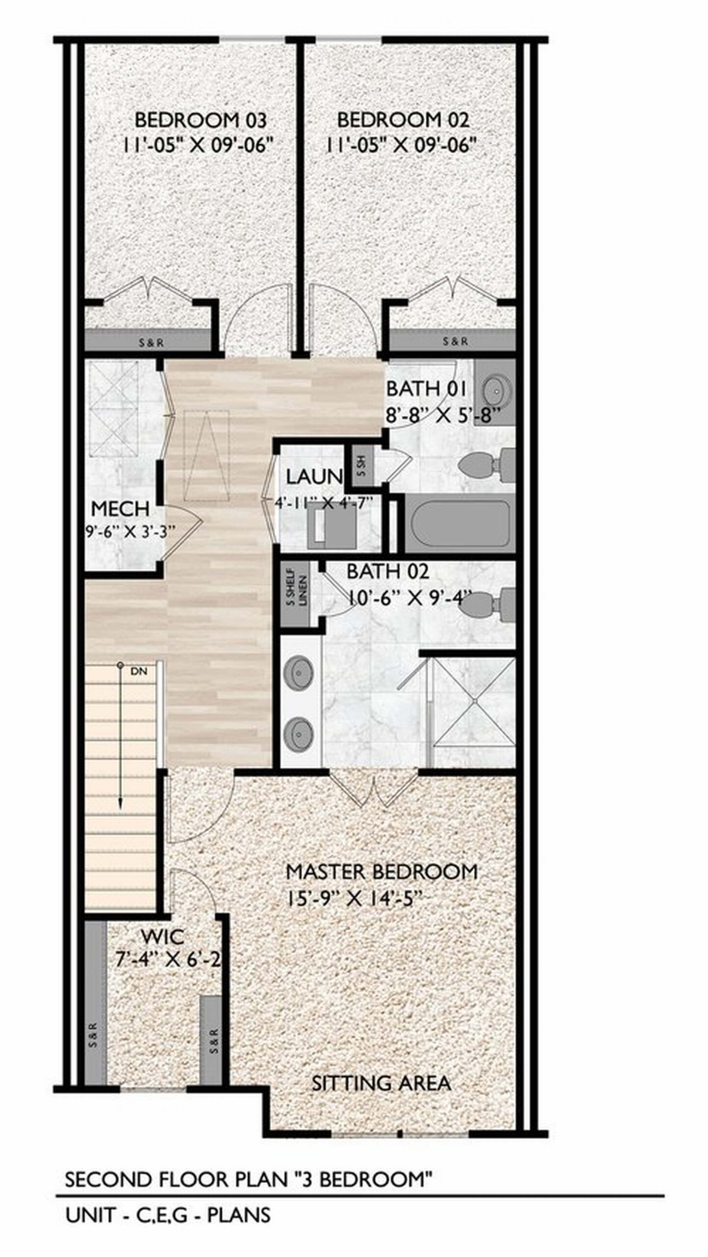 Explore 2 & 3 Bedroom Appartments Floor Plans Near Hurlburt field ...